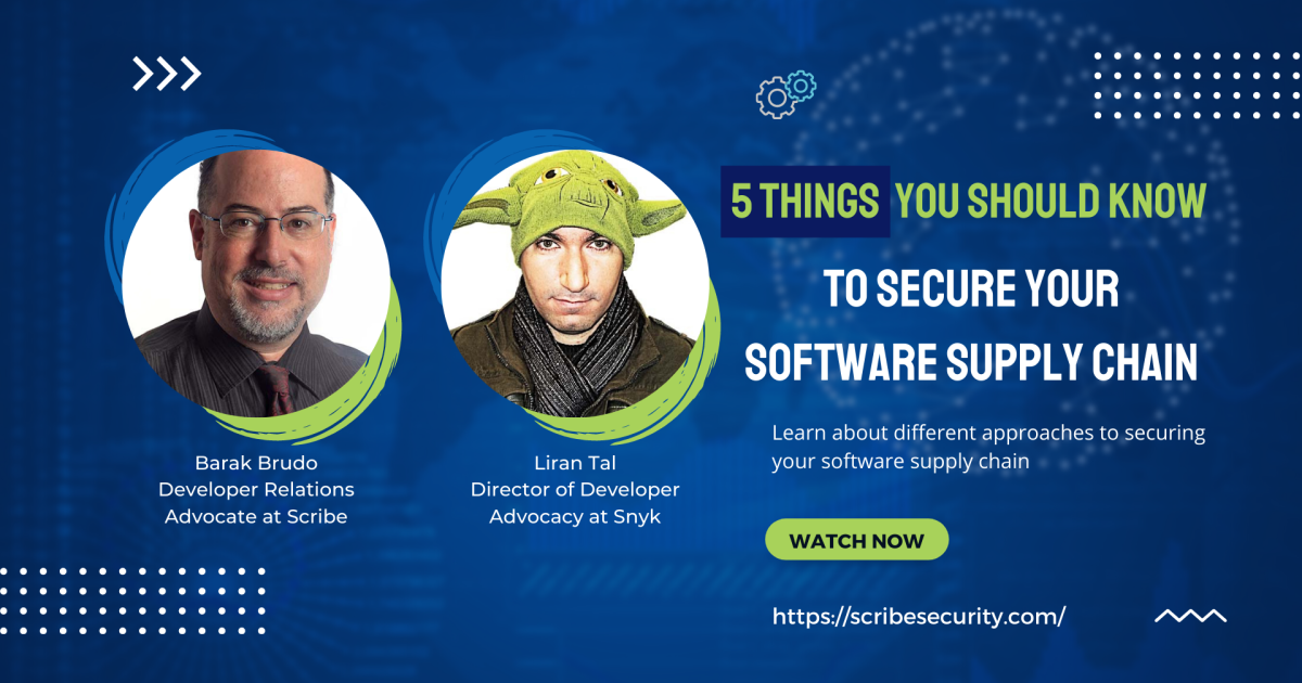 5 Things you should know to secure your software supply chain