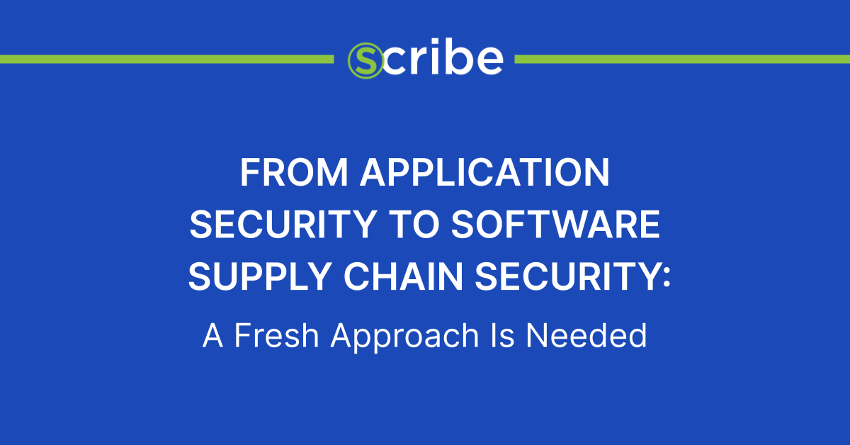 From Application Security To Software Supply Chain Security Whitepaper